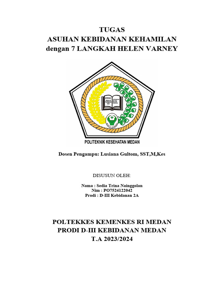 Helen Varney (Sedia T Naingggolan 2a) | PDF | Kesehatan Holistik