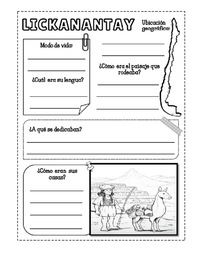 FICHA LOS LICKANANTAY | PDF
