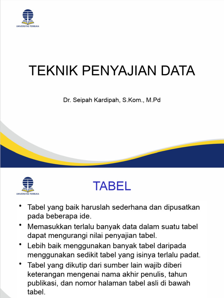 M03-2 Teknik Penyajian Data | PDF