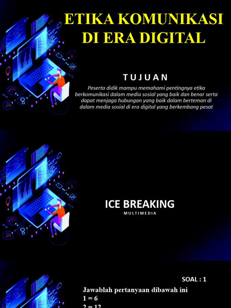 2.etika Komunikasi Di Era Digital | PDF