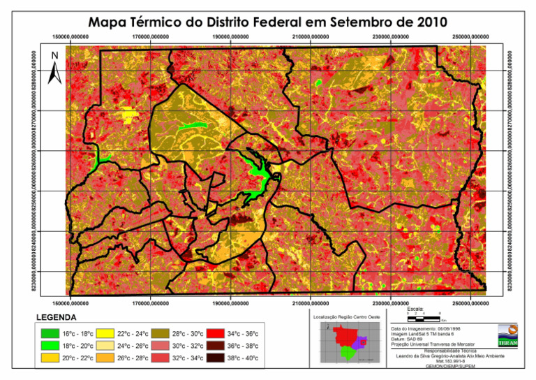 Mapa Termico 2010 | PDF