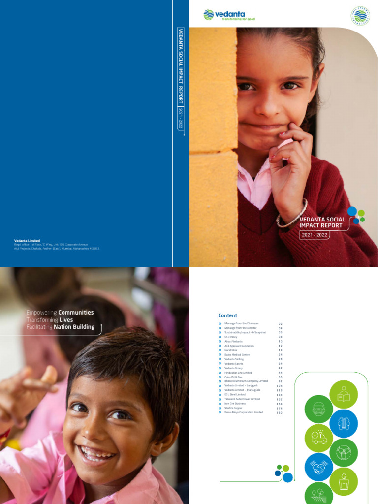 Vedanta Social Impact Report 2022 Final | PDF