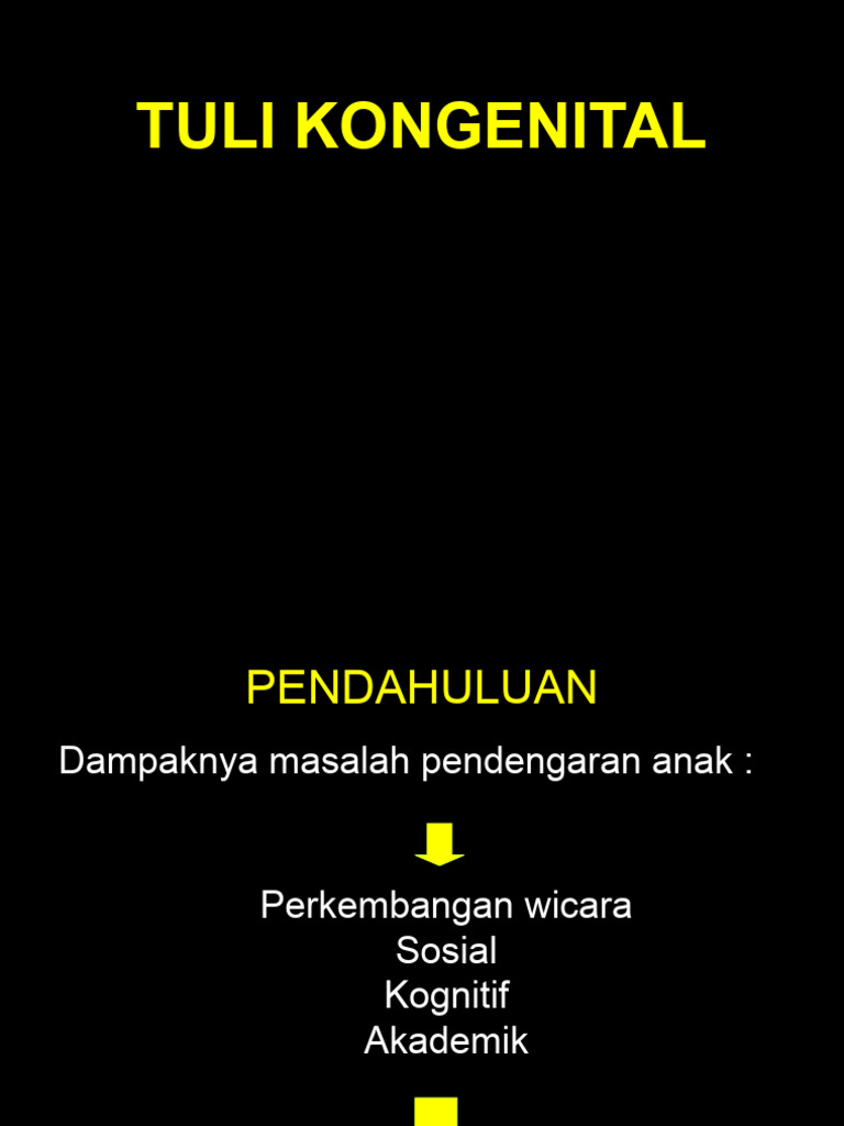 Tuli Kongenital | PDF | Pengembangan Diri | Sains & Matematika