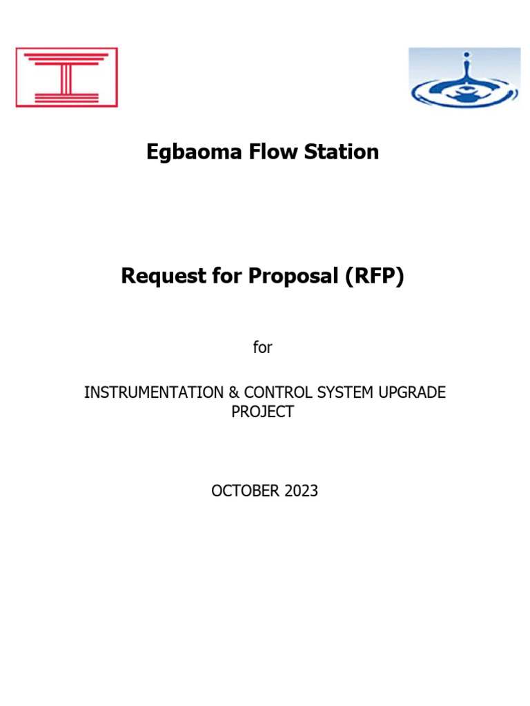 Request For Proposal For Instrumentation & Control Upgrade Project | PDF