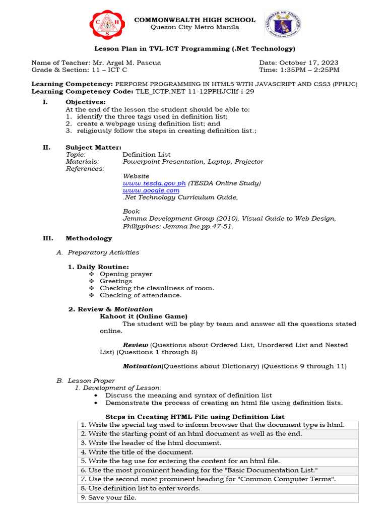Perform Programming in Html5 With Javascript and Css3 (PPHJC) | PDF