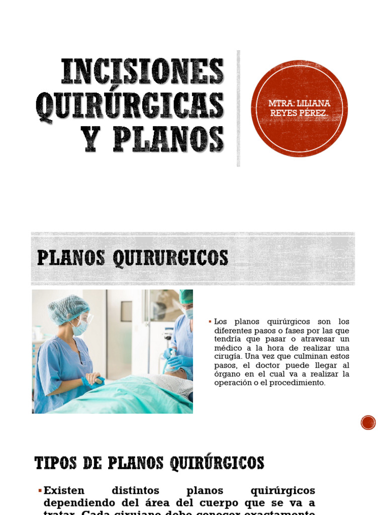 Incisiones Quirurgicas y Planos | PDF