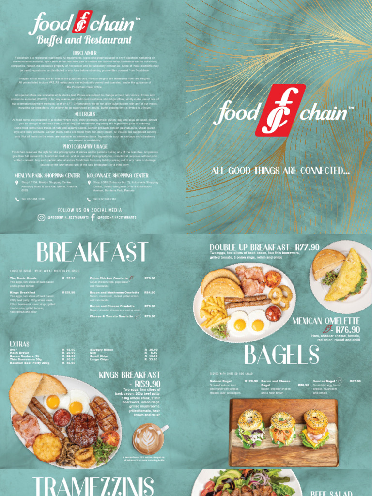 Website Foodchain Main Menu 2022 24 January 2023 | PDF | Hamburgers | Pizza