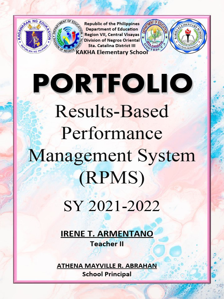 Editable Rpms Portfolio Tano, Irene | PDF | Learning | Teachers