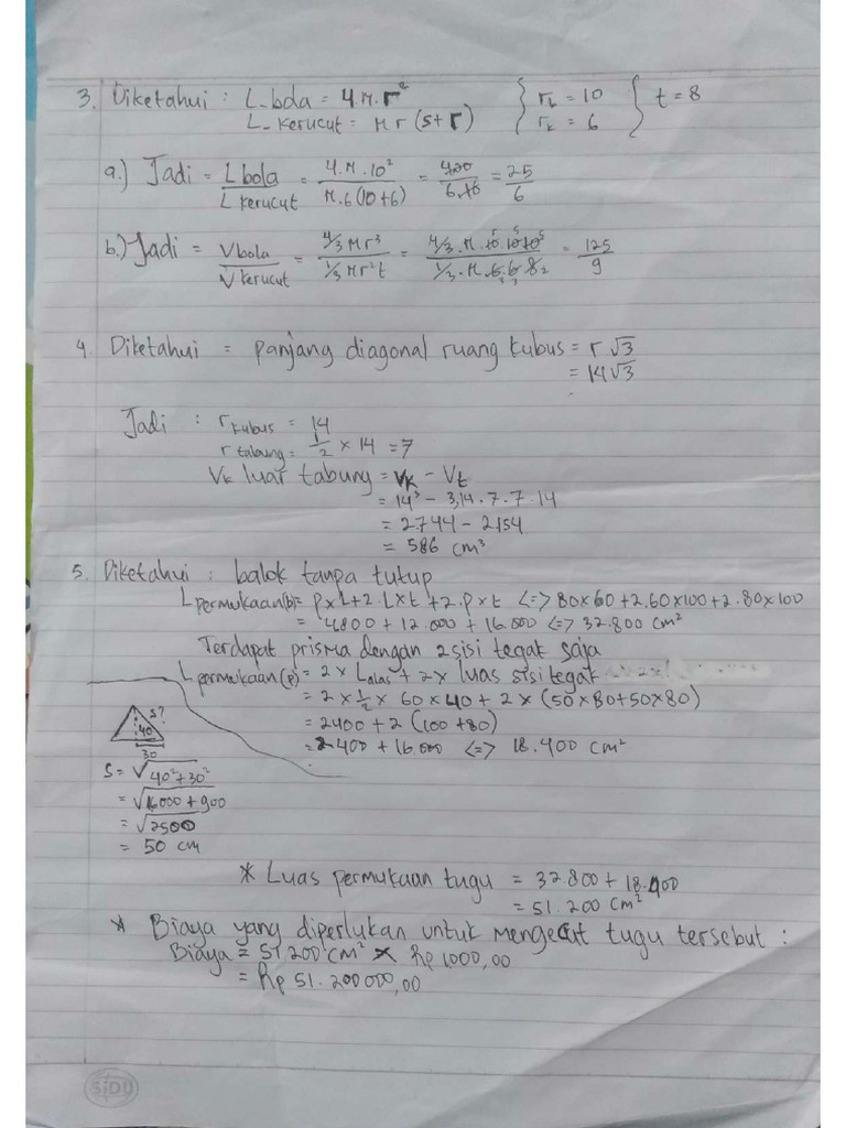 TT 2 Pembelajaran MTK Di SD Dio Alphard Putra P | PDF