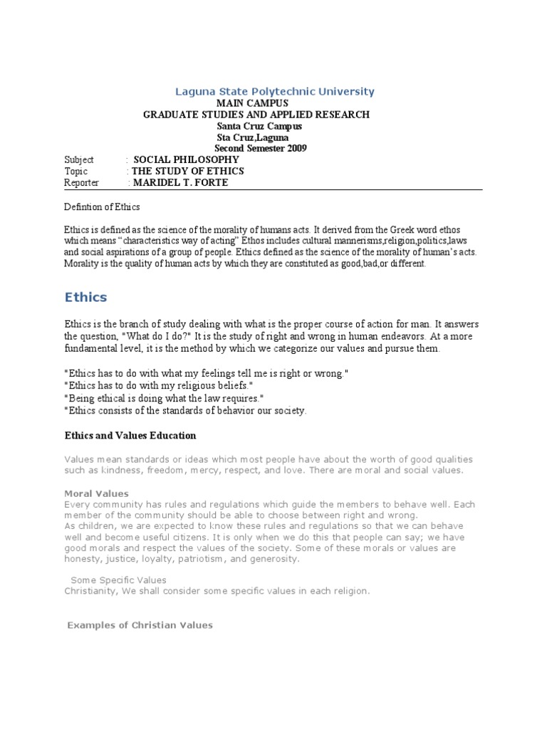 Why Study Ethics in Philosophy | Virtue Ethics | Morality