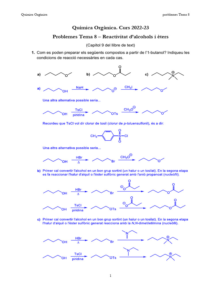 Problemes Tema 8 (S) | PDF
