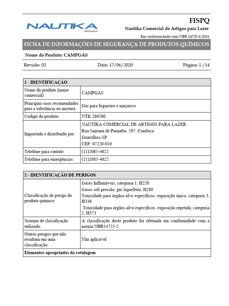 Fispq Gas NTK Campgás | PDF Fispq Gas NTK Campgás | PDF