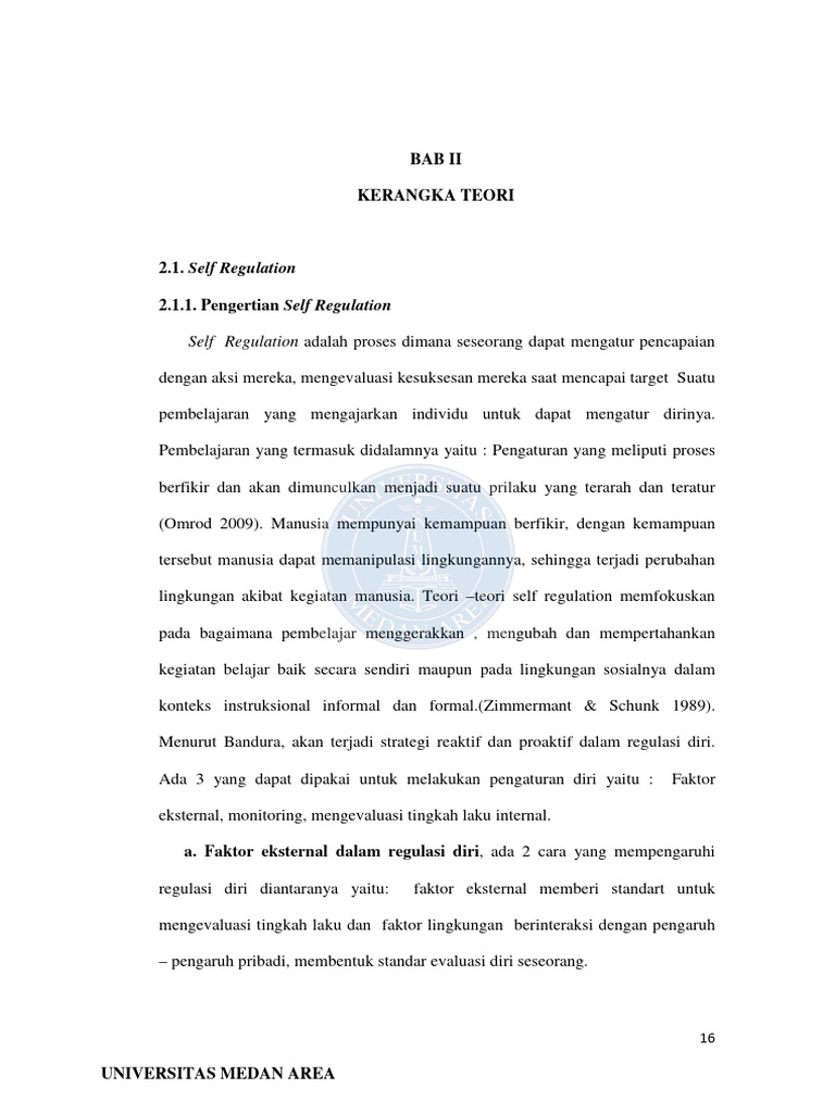 SELF REGULATION | PDF