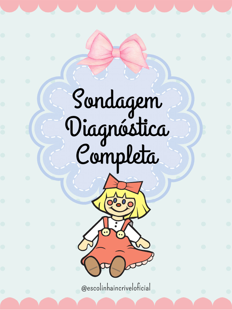 Atividades - Sondagem - Diagnostica 2 | PDF | Sílaba | Direitos Autorais