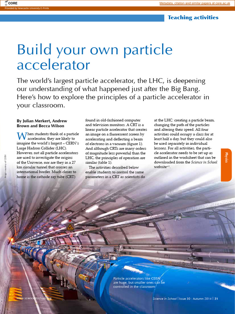 Build Your Own Particle Accelerator | PDF | Particle Accelerator | Large Hadron Collider