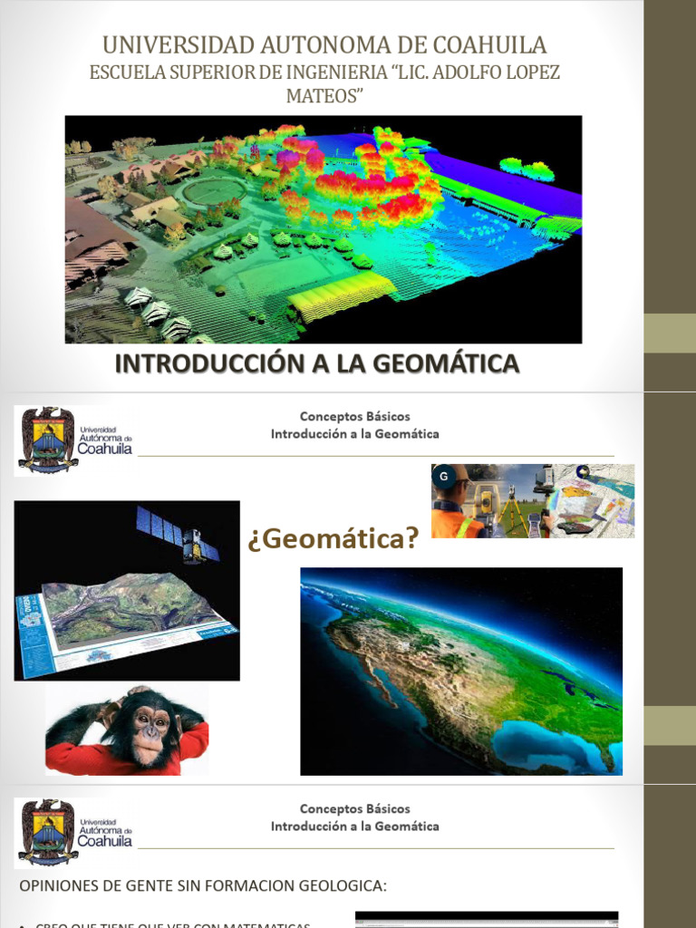 Introducción a la Geomática | PDF