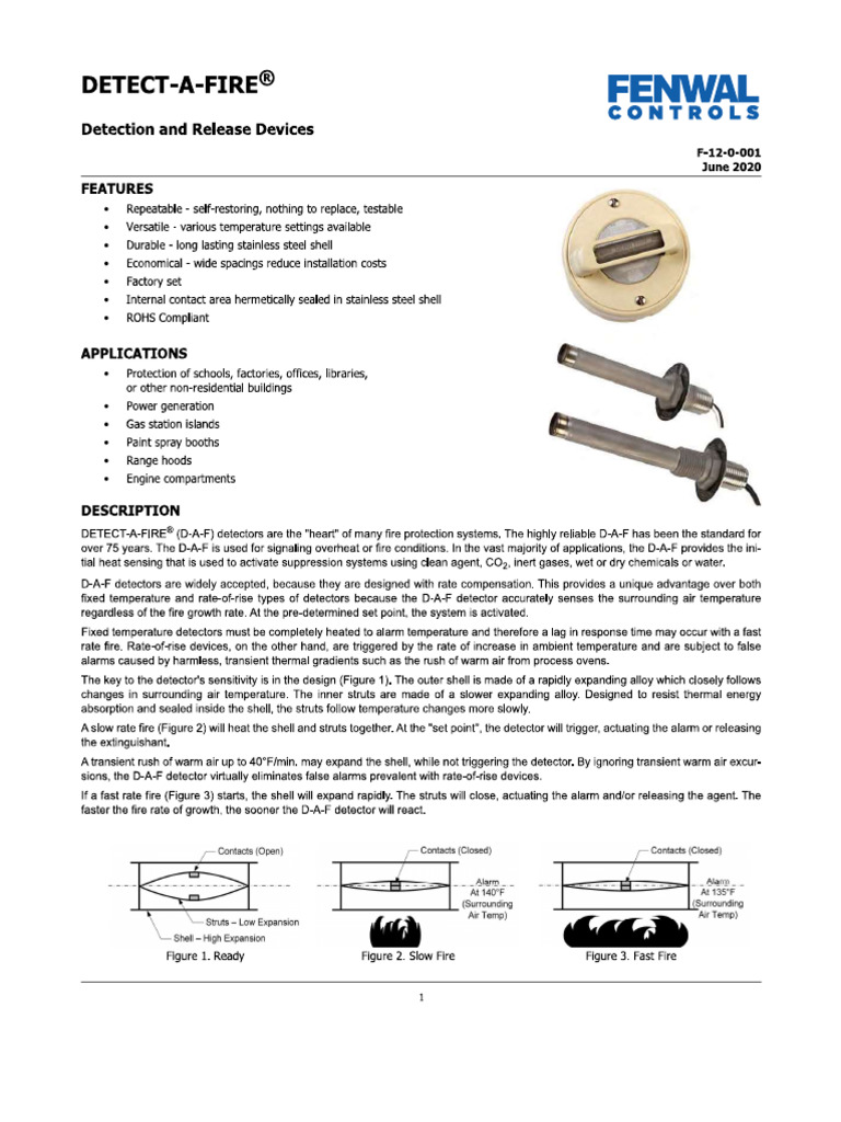 Sensores Fenwall Sx-Ew | PDF