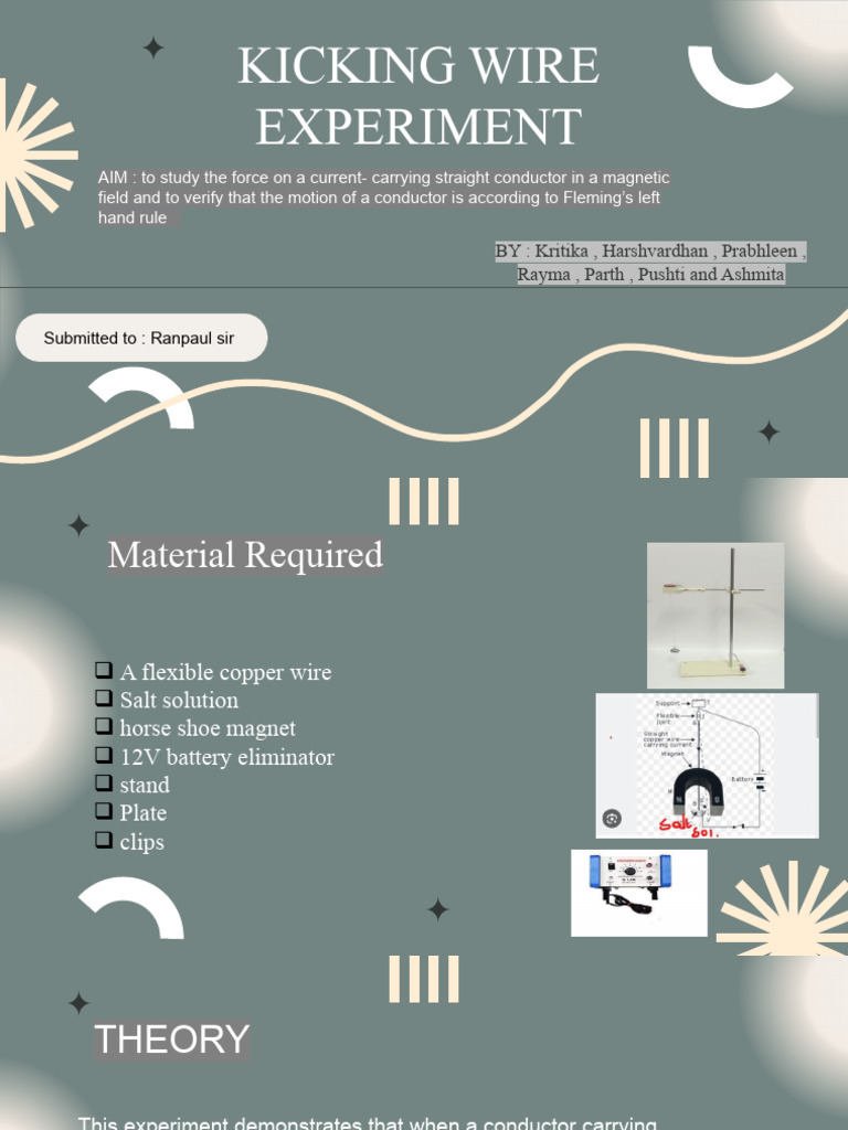 Kicking Wire Exp | PDF