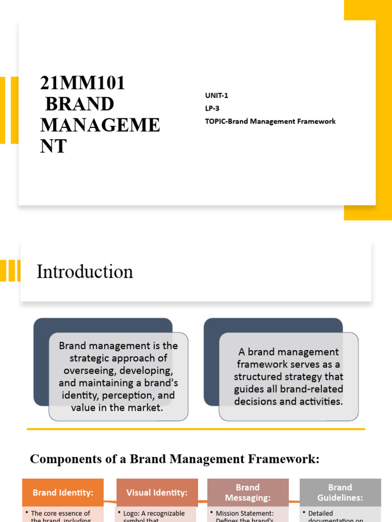 LP3. Brand Management Framework | PDF | Brand | Logos