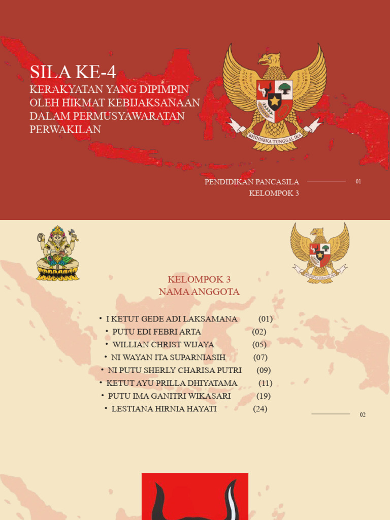 Kelompok 3 - Sila Ke-4 | PDF