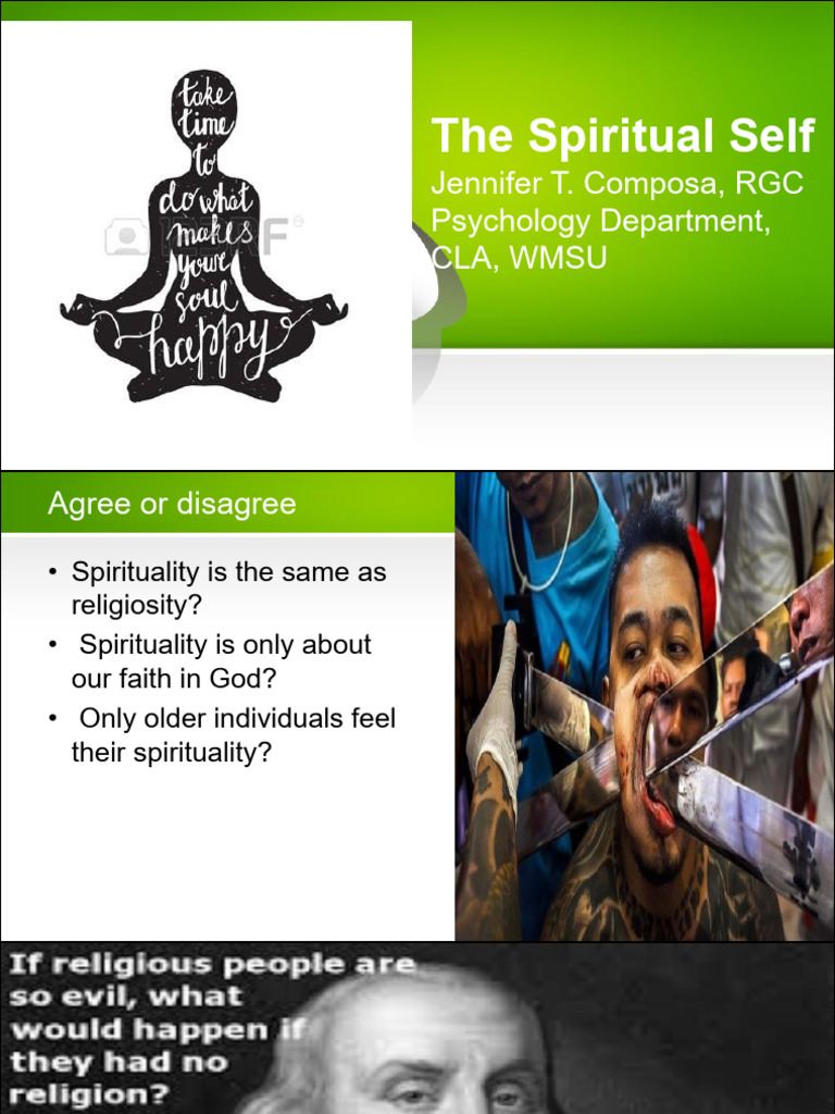 Lesson 1 The Spiritual Self | Download Free PDF | Spirituality | Self