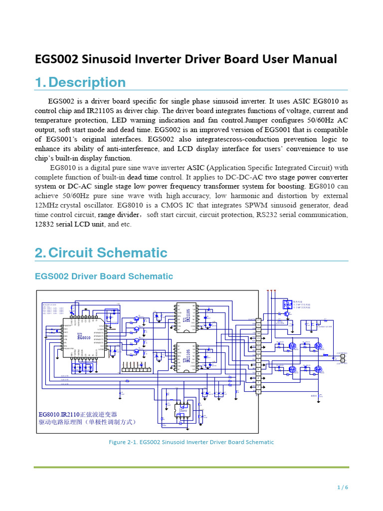 EGS002 | PDF | Power Inverter | Electrical Components