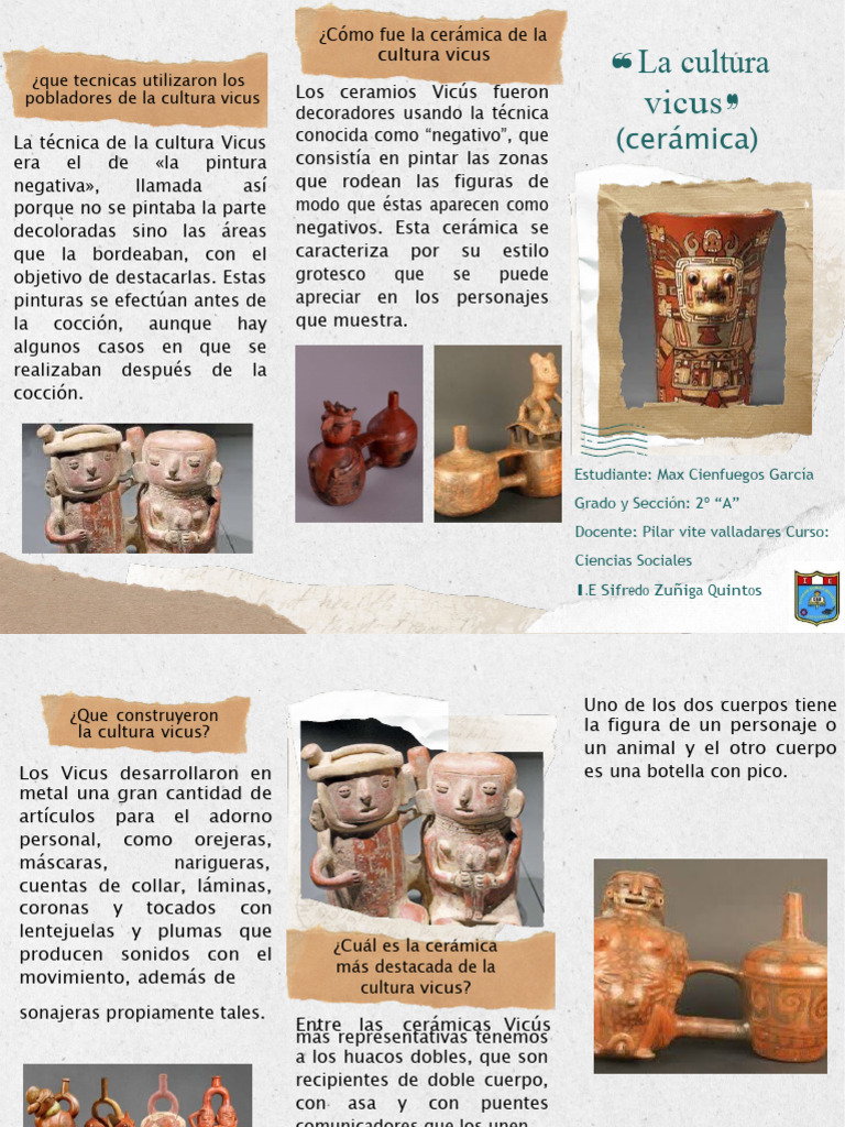 Técnicas y Cerámica de la Cultura Vicus | PDF | Era precolombina