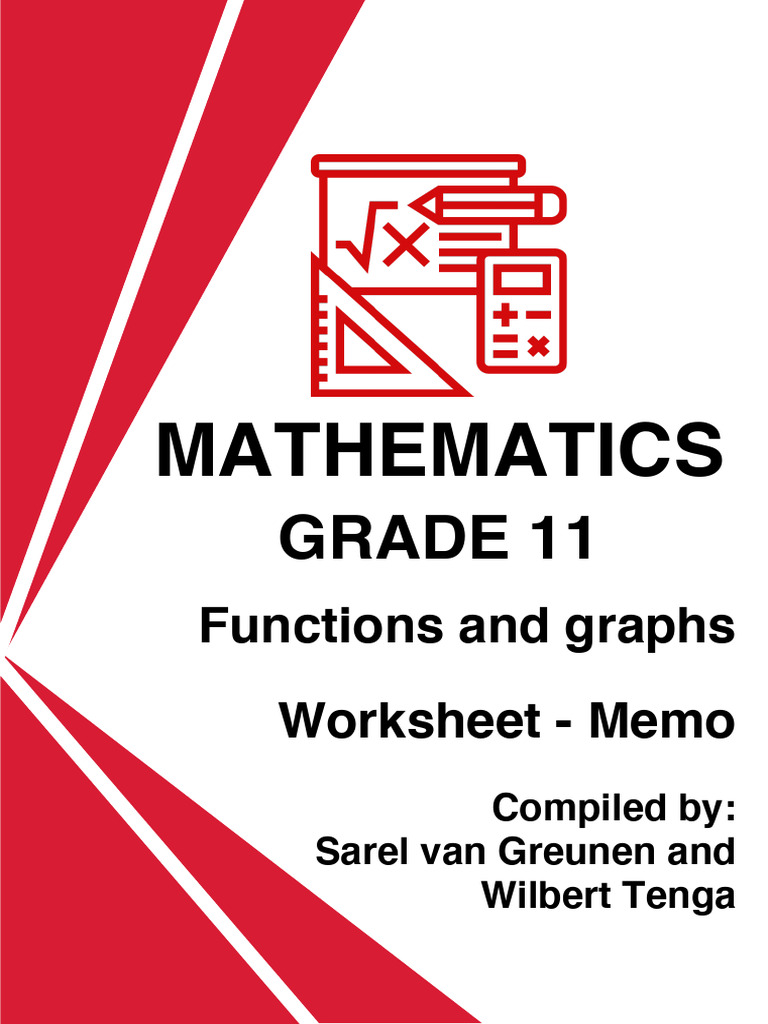 Maths GR 11 Functions and Graphs Worksheet Memo | PDF