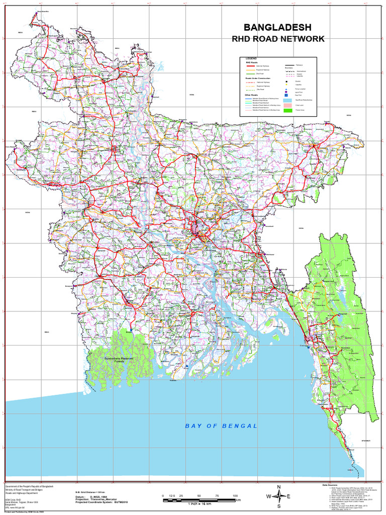 Map of Bangladesh in HD | PDF
