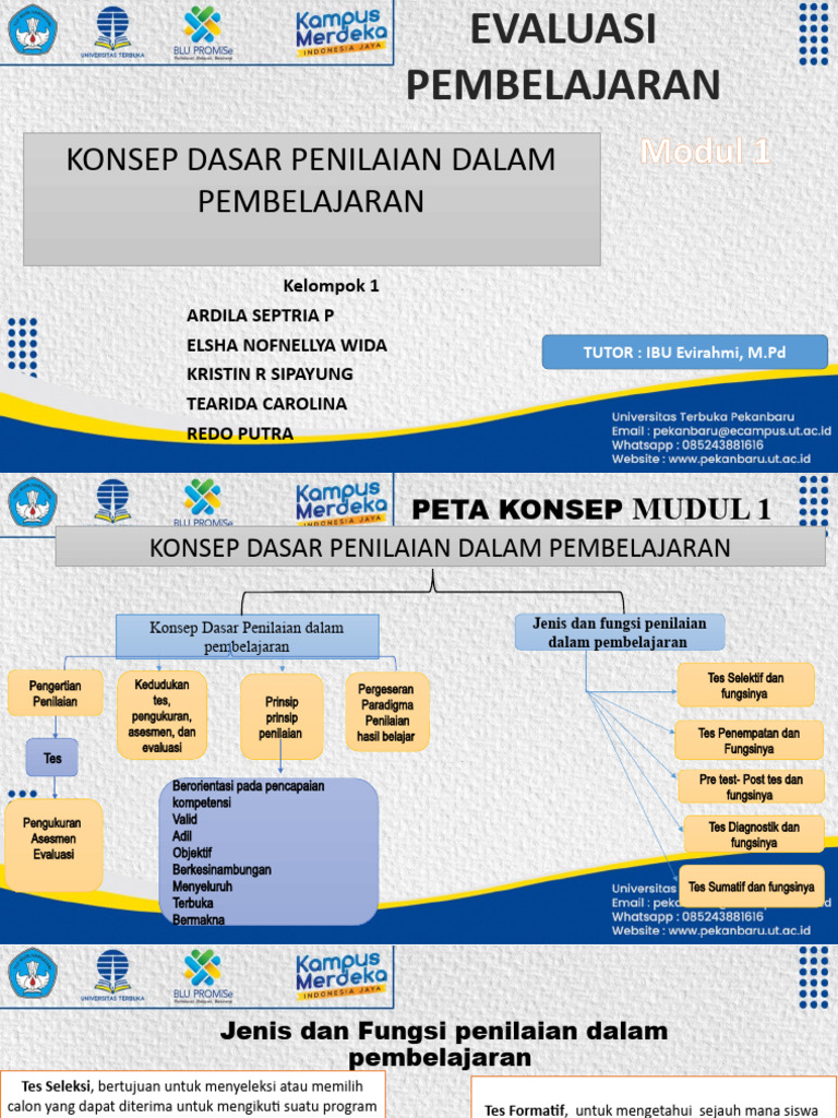 Peta Konsep Modul 1 Evaluasi KB 2 | PDF
