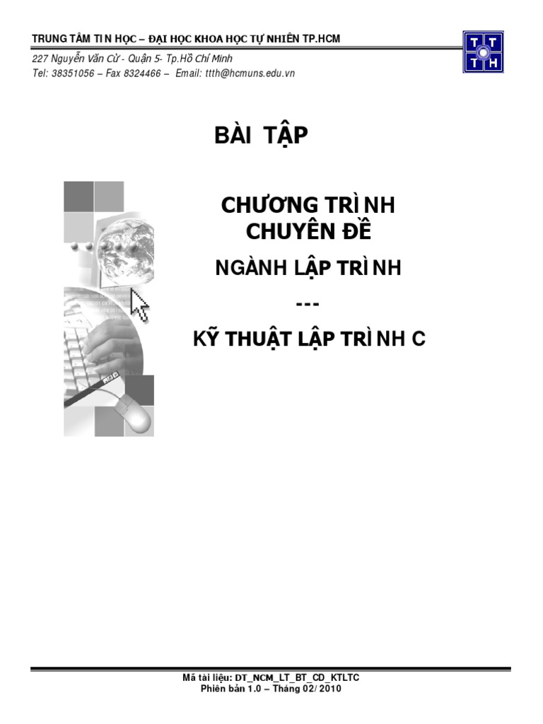 Bai Tap CD KTLT C | PDF