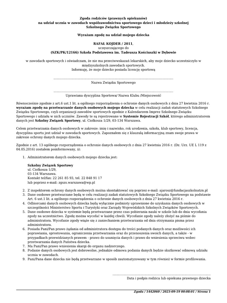 Zgoda Kojder | PDF