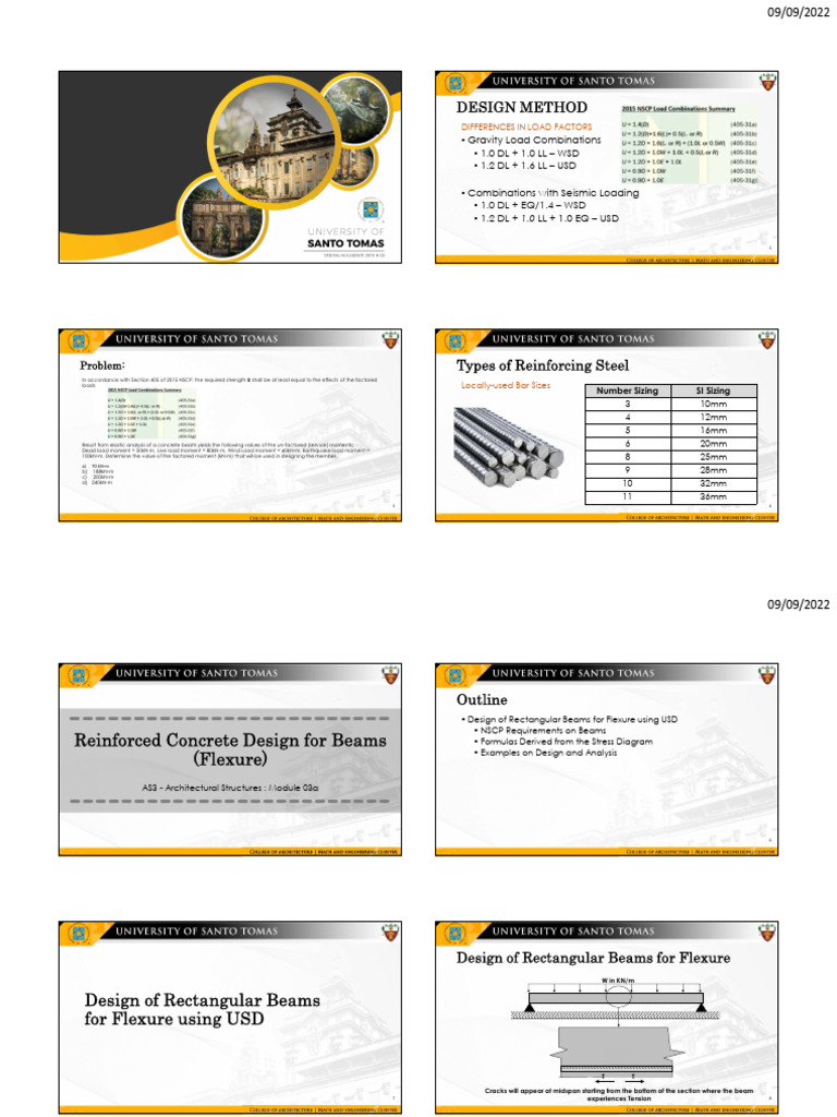 Handout Module 03 Part 1 Reinforced Concrete Design For Beams (Flexure) | PDF