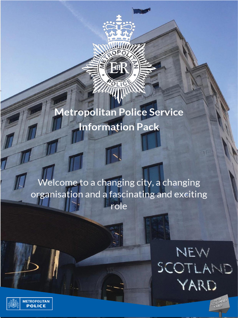 Metropolitan Police Service Information Pack | PDF | Police