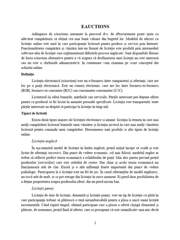 E Auctions | PDF | Law