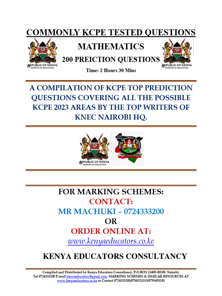 Mat Kcpe 2023 Analysis-1 | PDF