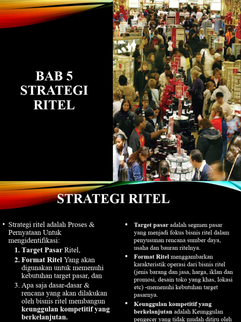 Strategi Ritel | PDF