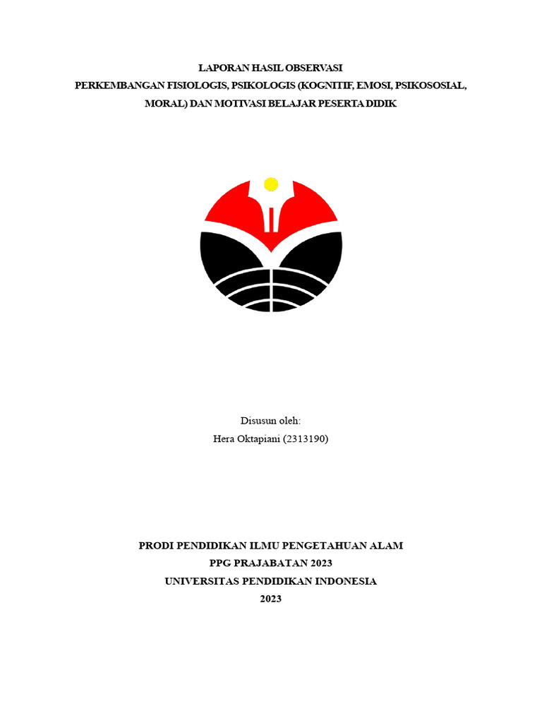Observasi Perkembangan Peserta Didik | PDF