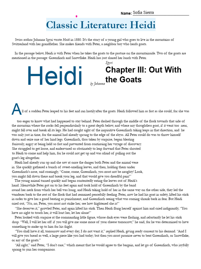 Heidi | PDF