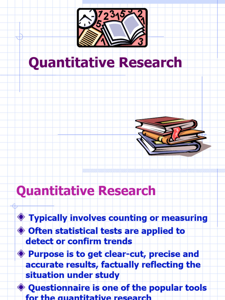 Quantitative Research | PDF | Questionnaire | Survey Methodology