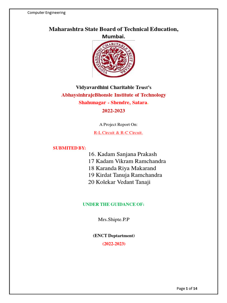 EEC Micro-Project | PDF