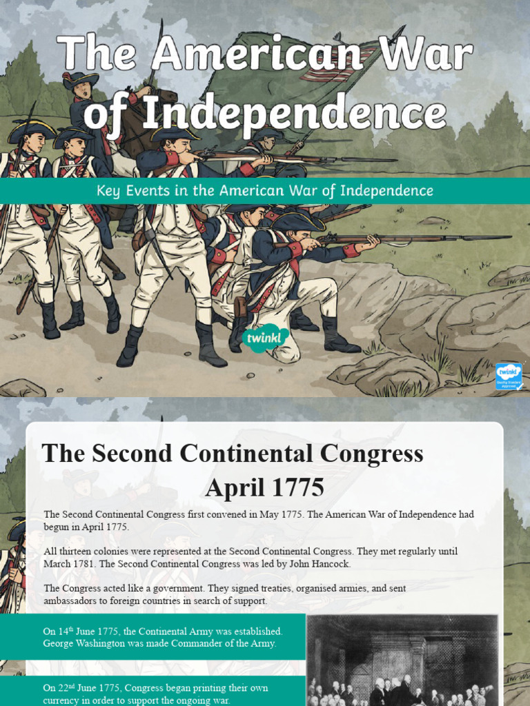 Second Continental Congress Overview | PDF | Siege Of Yorktown | United ...