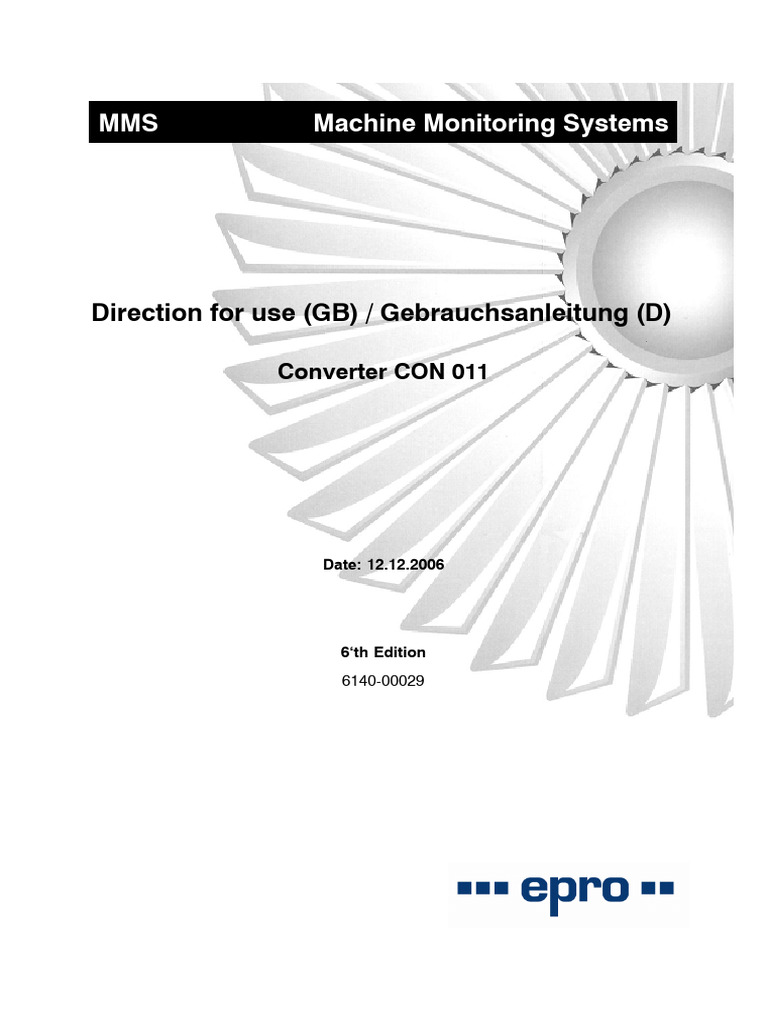 Epro Con - 011 | PDF