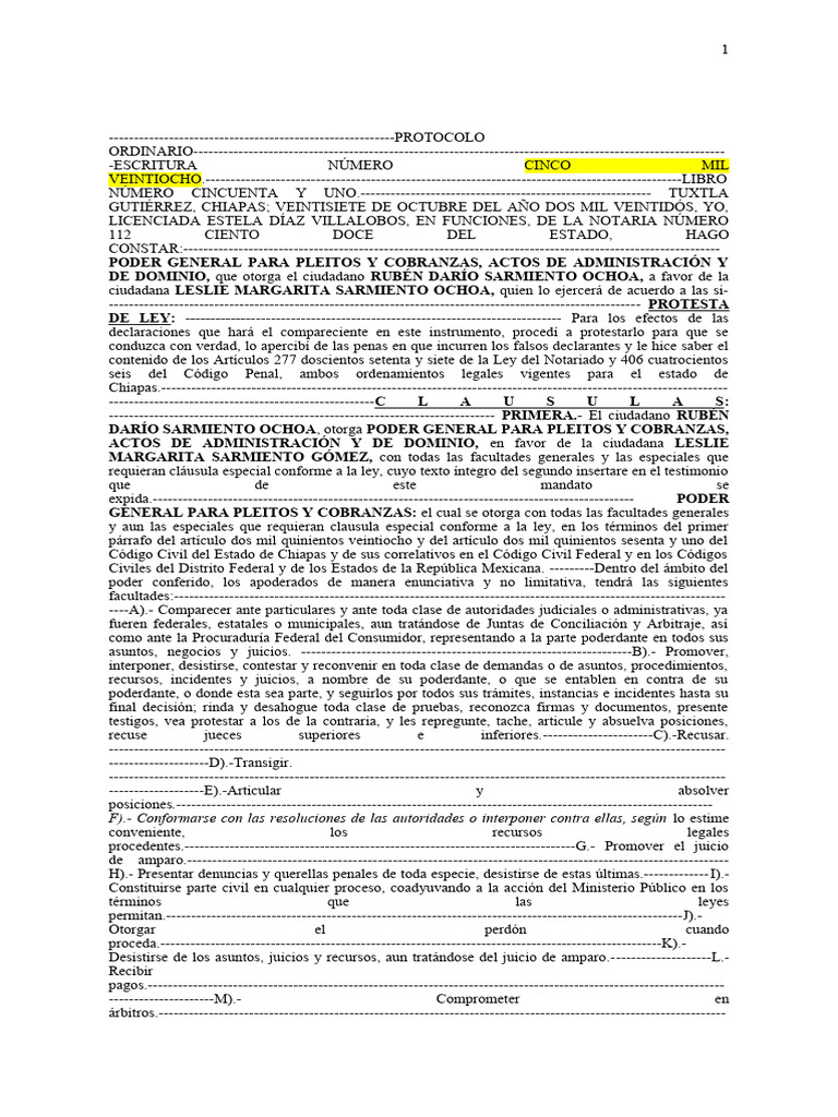 Esc. 5020 Poder Rubén Darío Sarmiento Gómez | PDF | Justicia | Crimen y violencia