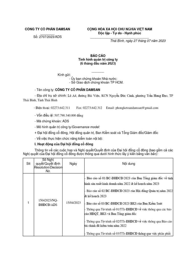 2289 20230727 - ADS - BCQT 6T2023 Ban cbtt-27022023 | PDF