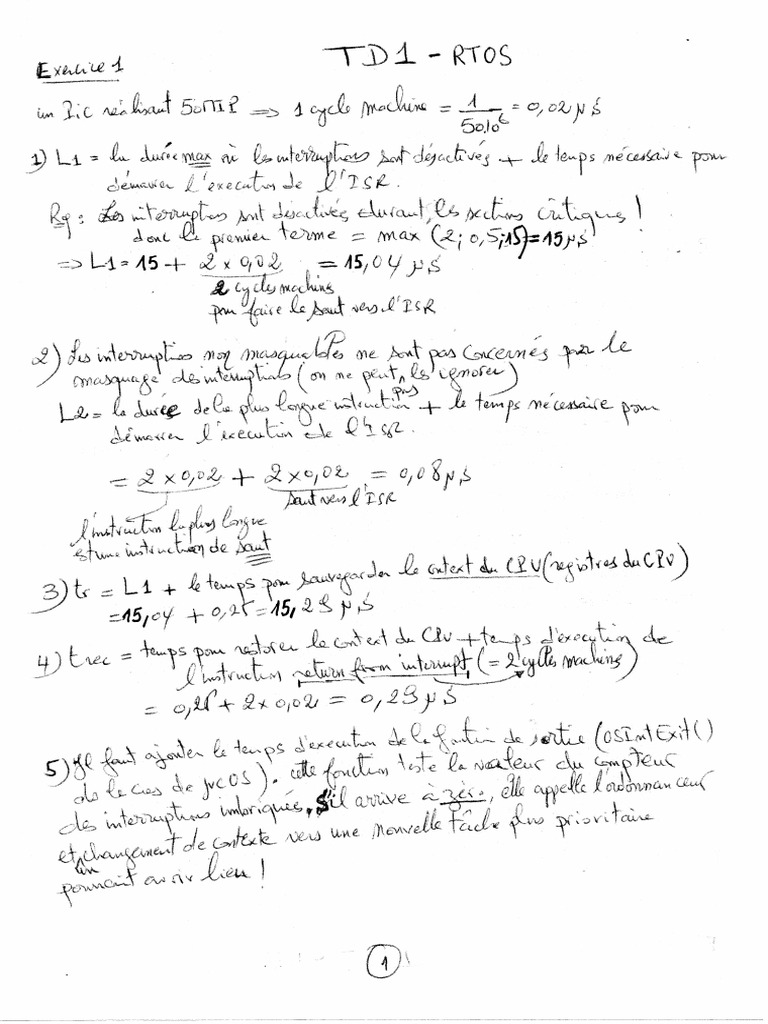 Correction Td1 Rtos | PDF Correction Td1 Rtos | PDF