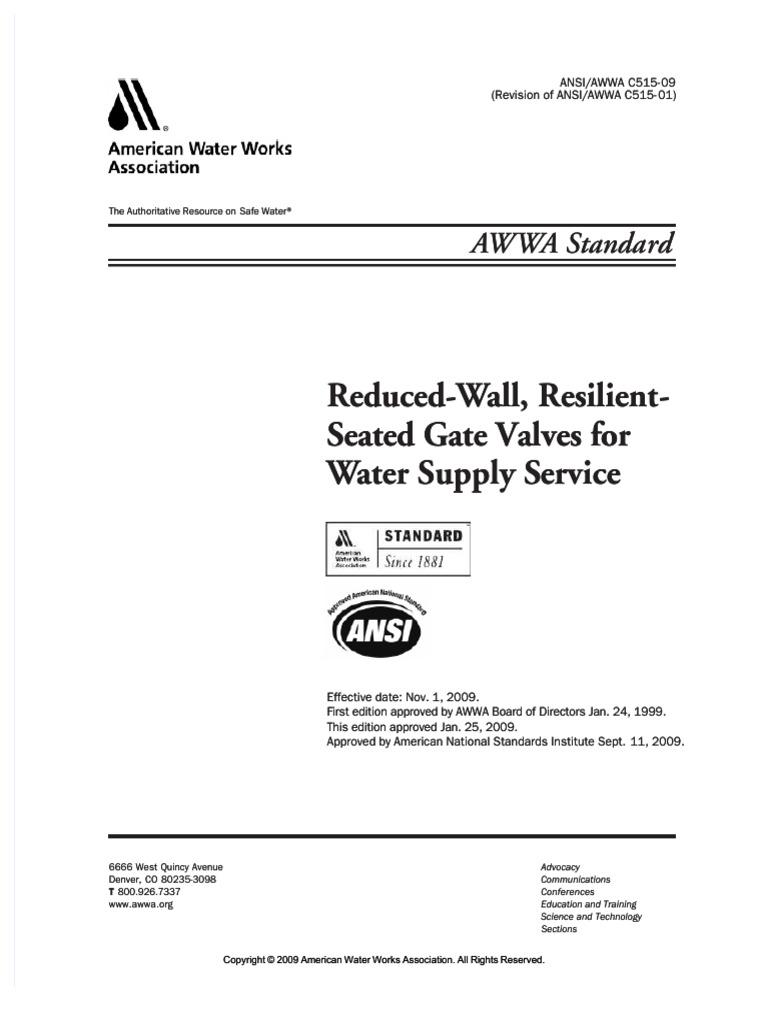 Awwa c515 | PDF