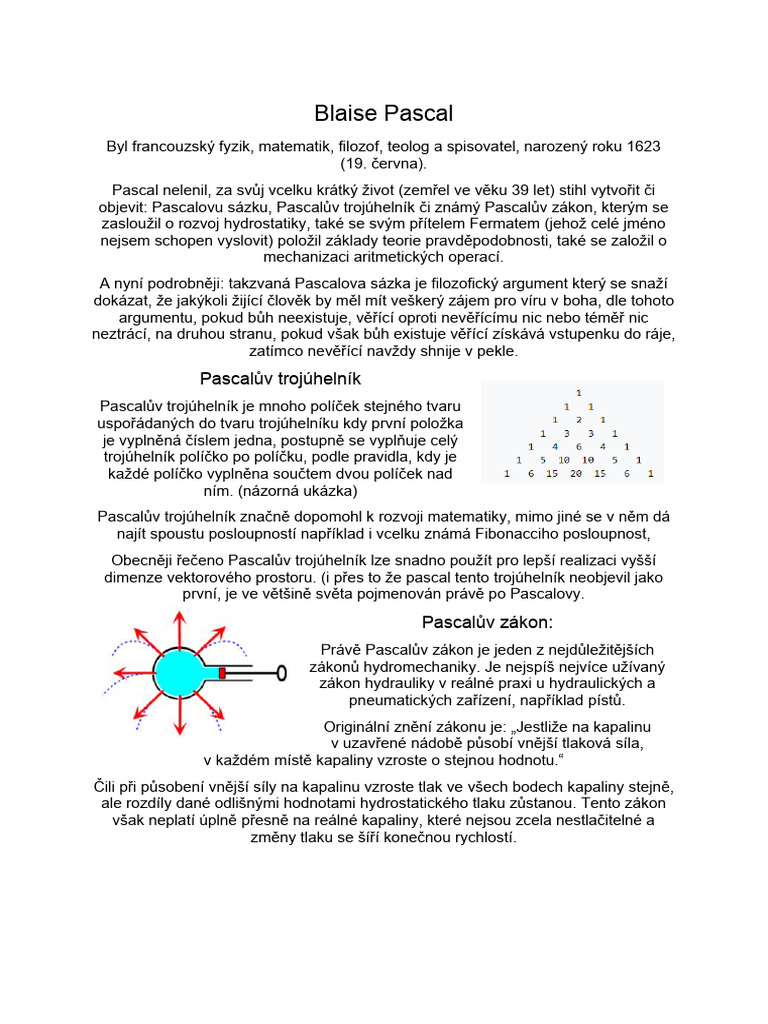 Blaise Pascal | PDF