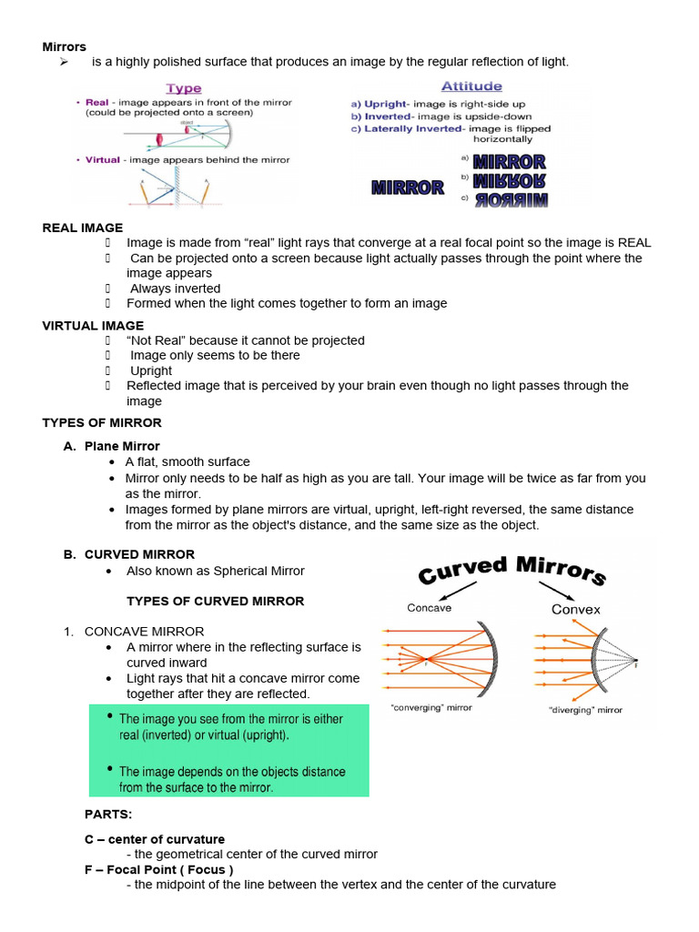 Mirrors | PDF | Mirror | Glass Applications