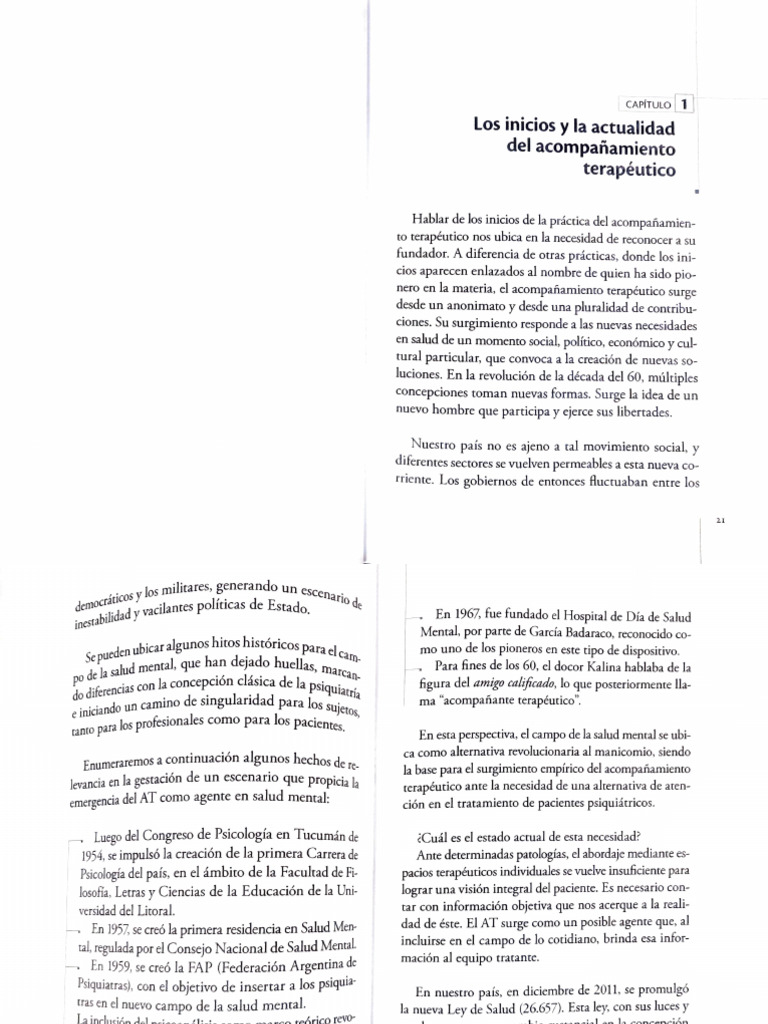 El AT en La Clínica de Lo Cotidiano - Vitelleschi y Audisio | PDF | Salud mental | Sicología